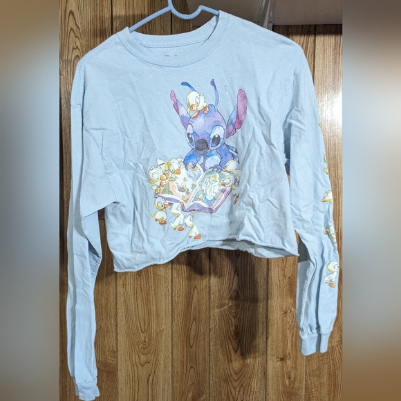 Disney | Tops | Stitch Crop Top | Poshmark